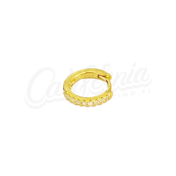 Argolla piercing clicker oro 10mm - California Piercing