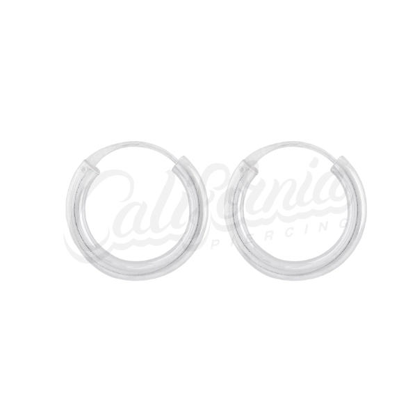 Argolla gruesa de plata 16mm - California Piercing